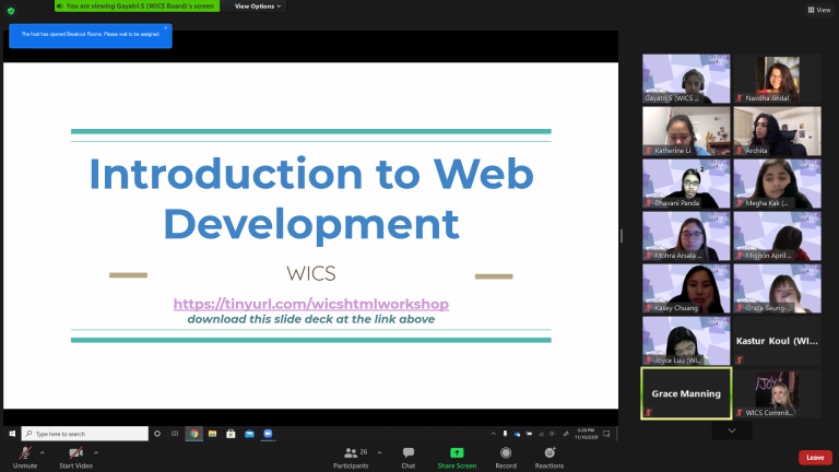 WICS Fall Quarter Week 7: Intro To Web Dev- Portfolio Workshop – Women ...