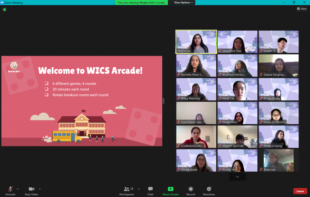 Spring 2021 Week 8: WICS Arcade – Women in Information and Computer ...